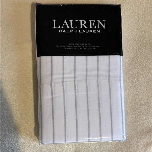 Ralph Lauren | Bedding | Ralph Lauren Spencer Stripe King White And ...